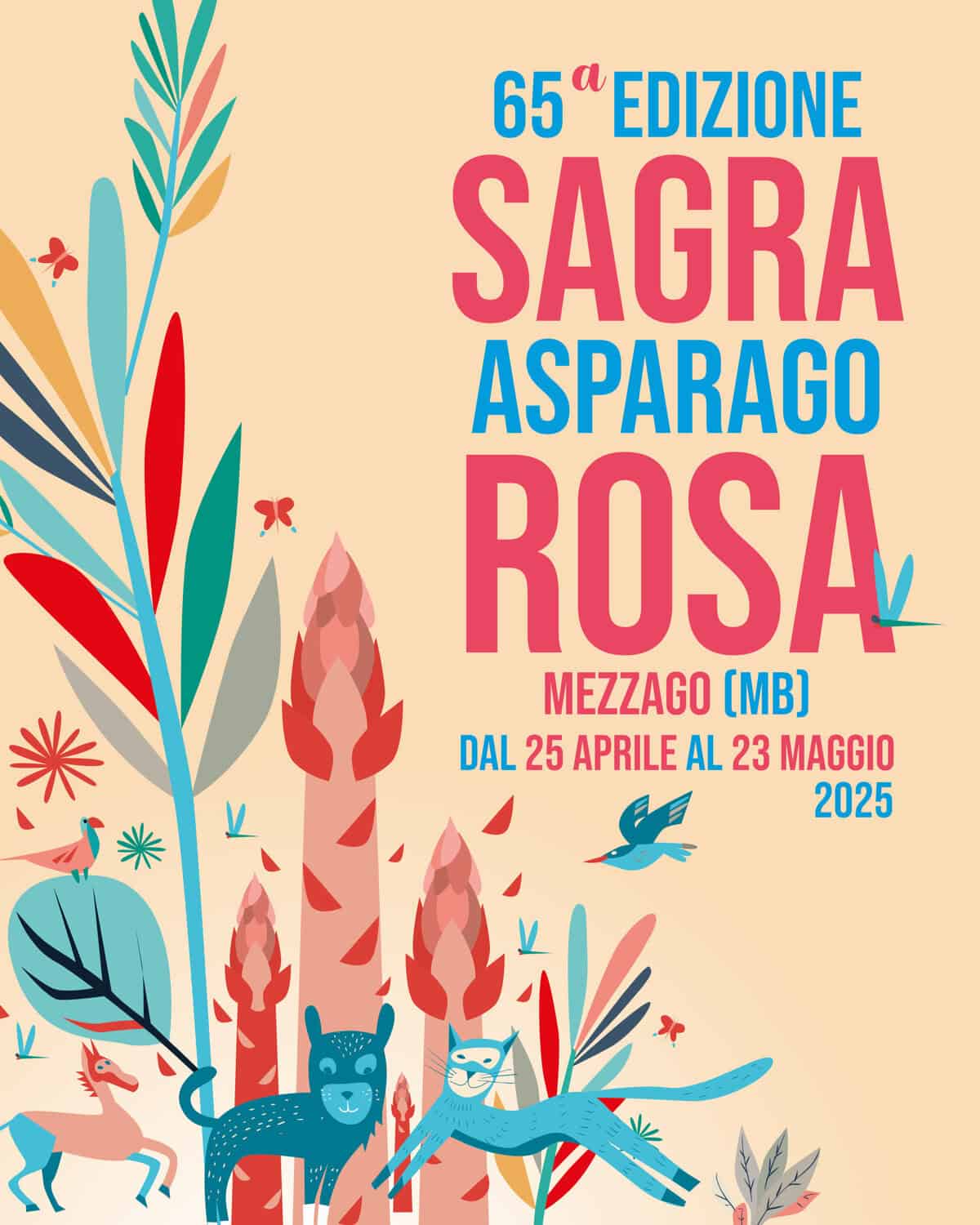 Sessantacinquesima Sagra dell'Asparago Rosa - Pro Loco Mezzago APS